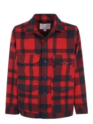 Filson Wool Mackinaw Cruiser Jacket - Red
