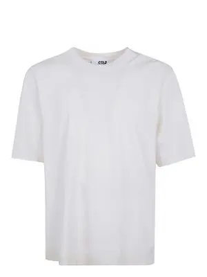 GOLDEN GOOSE T-shirt Vintage Treatment "star - Gray