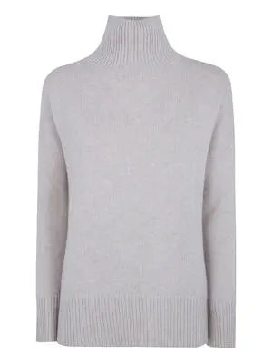 KUJTEN Cashmere Ulla Turtleneck Pullover - Beige