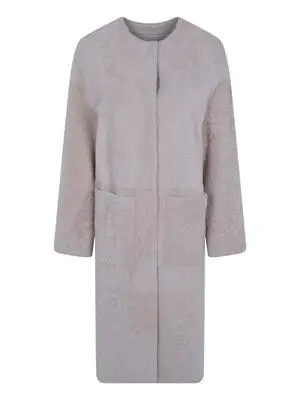 BLANCHA BLANCHA Long Astrakhan Merino Shearling Coat