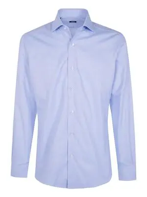 BARBA NAPOLI Shirt Classic Oxford "i1u13p0157116.u 0003 Light " Blue