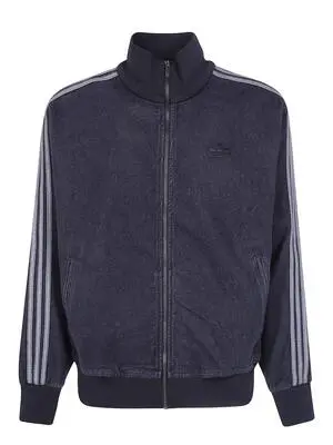 ADIDAS ORIGINALS Denim Full Zip Track Jacket - Black