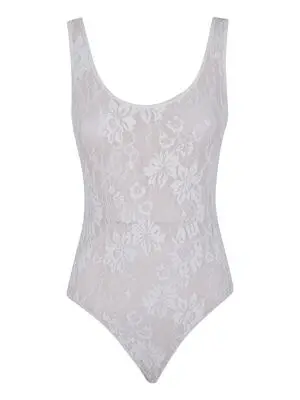 Zimmermann Lace Scoop Body - Beige