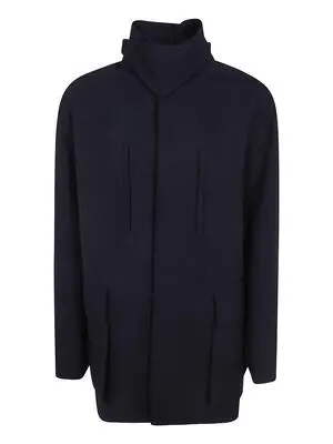 RICK OWENS Jacket Hooded "collared Mac"