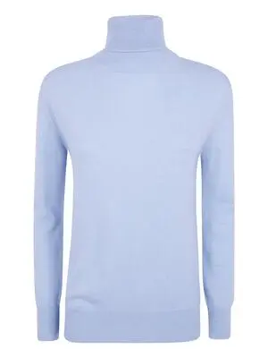 DRHOPE Cashmere Essential Dolcevita Sweater - Blue
