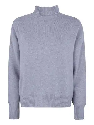 MRZ Oversized Turtleneck Sweater - Gray