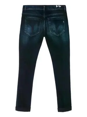 DONDUP George Distressed Faded Jeans - Blue