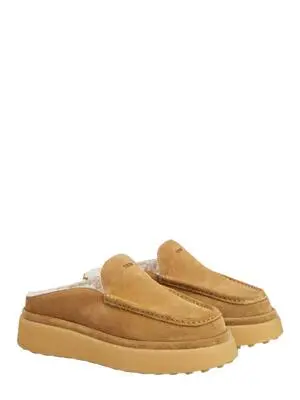 TOD'S Tod's Logo-Plaque Shearling-Lined Loafers