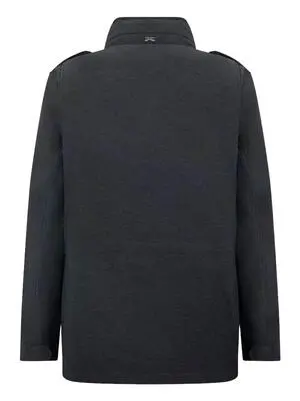 Herno Multi-pocket High-neck Coat - Black