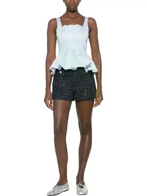 SANDRO SANDRO Olivia Tweed Sequin-Embellished Shorts