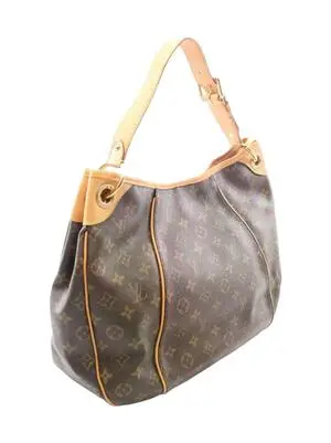 LOUIS VUITTON Monogram Canvas Galliera Pm Tote Bag - Brown