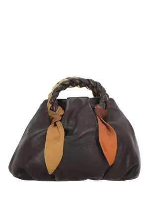 HEREU Hereu Braided Handle Leather Tote Bag