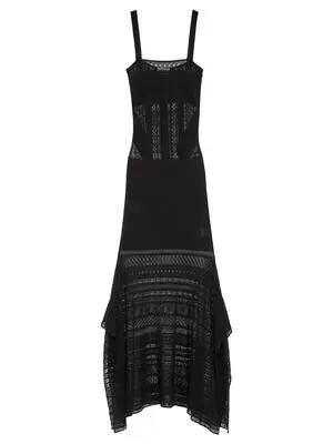 ALEXANDER MCQUEEN MCQUEEN Viscose Knit Lace Dress