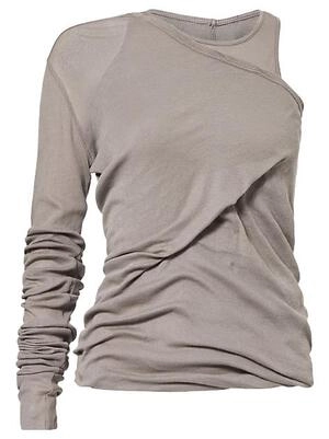 Rick Owens Cotton Maxi Dress - Dust