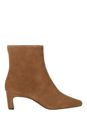Carvela Bruna Suede Heeled Ankle Boots - Camel