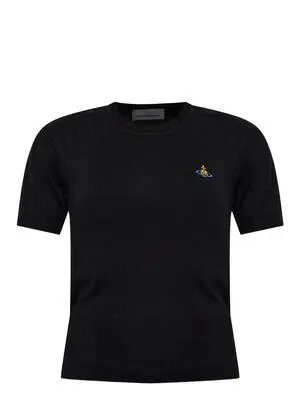 VIVIENNE WESTWOOD Wool Bea Top - Black