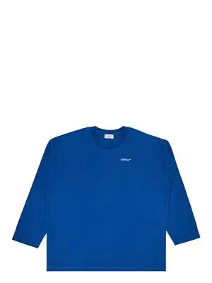 Off-White Vanish Arrow Wide Long-sleeve Tee - Blue