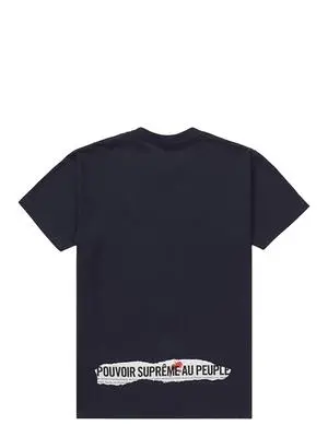 Supreme Headline Tee 'navy - Blue