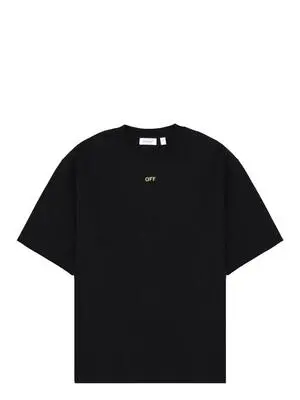 Off-White Logo Graphic Oversized T-shirt - Black