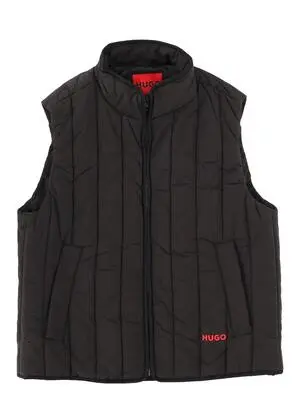 Hugo Quilted Puffer Vest - Black