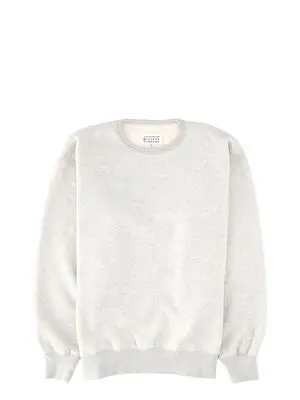 MAISON MARGIELA Cotton Crewneck Sweatshirt - Grey