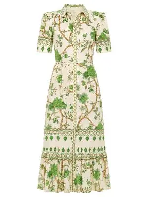 RAISHMA Miranda Floral Dress - Green