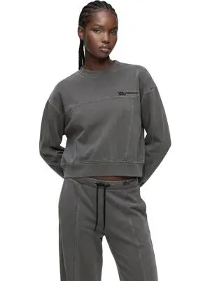 KARL LAGERFELD KARL LAGERFELD Boxy Washed Sweatshirt