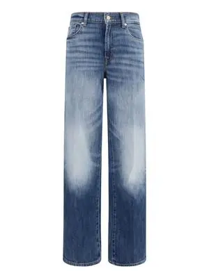7 FOR ALL MANKIND Straight-Leg Vintage Wash Denim