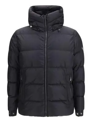 Herno Quilted Hooded Puffer Jacket - Black