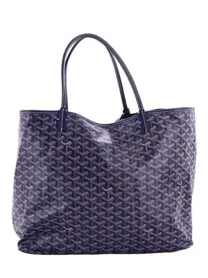Goyard Gm Saint Louis Tote Coated Canvas - Blue