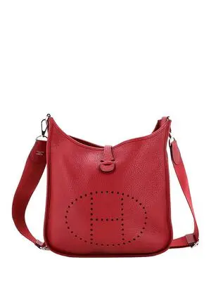 Hermès Pm Evelyne Bag Gen Iii Clemence - Red