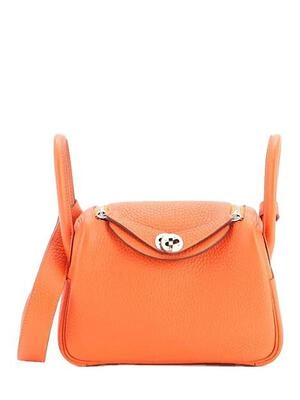 Hermès Lindy Bag Clemence - Orange