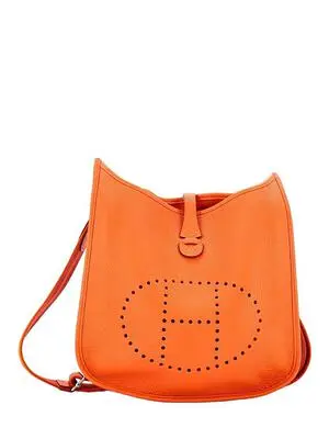 Hermès Pm Evelyne Bag Gen Iii Clemence - Orange