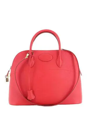 Hermès 35 Bolide Bag Fjord - Red