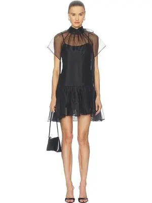 Simkhai Tiered Mini Dress - Black