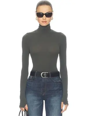 Commando Ballet Turtleneck Bodysuit - Hazel