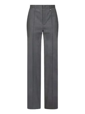 Giuseppe Di Morabito Sewn-crease Straight-leg Trousers - Grey