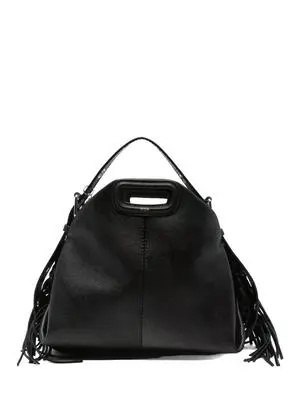 Maje Fringe-detail Tote Bag - Black