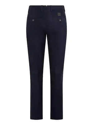 SLOWEAR Straight-leg Chino Trousers Blue