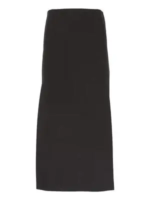 AL DUCA D’AOSTA 1902 Side-slit Pencil Midi Skirt - Black
