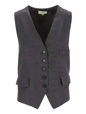 Barena Venezia Romeo Flannel Waistcoat - Grey