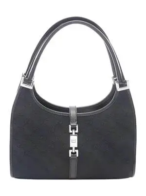 Gucci 2000-2015 Gg Canvas Jackie Bardot Handbag - Black