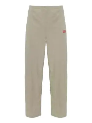 American Vintage Logo-print Wide-leg Track Pants - Neutrals