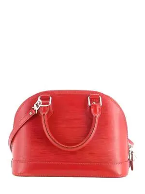 LOUIS VUITTON Epi Leather Alma Satchel - Red