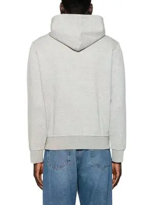 Polo Ralph Lauren Logo-embroidered Zip-up Hoodie - Grey
