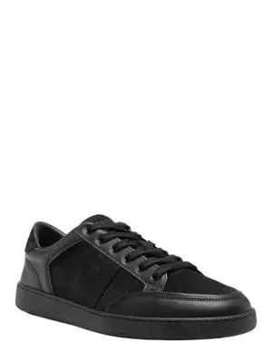 SALVATORE FERRAGAMO Ferragamo Gancini Panelled Leather Sneakers