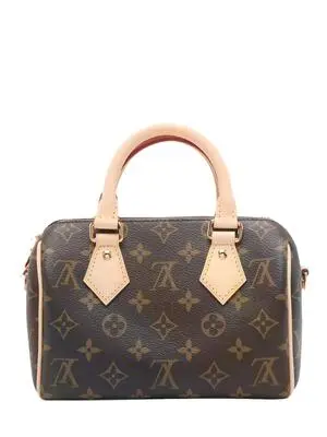 LOUIS VUITTON Monogram Speedy Bandoulière 20 Satchel - Brown