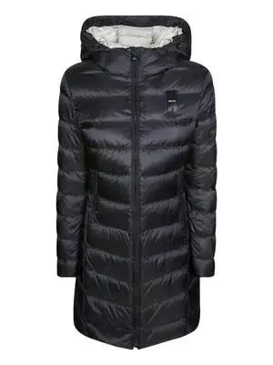 BLAUER. Agnes Quilted Hooded Coat - Black