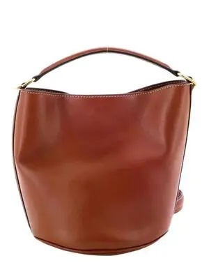 Celine 16 Bag Leather Teen Bucket Bag - Brown