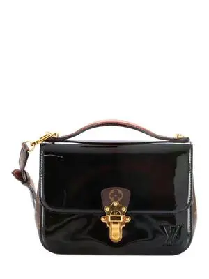 LOUIS VUITTON Cherrywood Vernis Monogram Canvas Bb Shoulder Bag - Brown